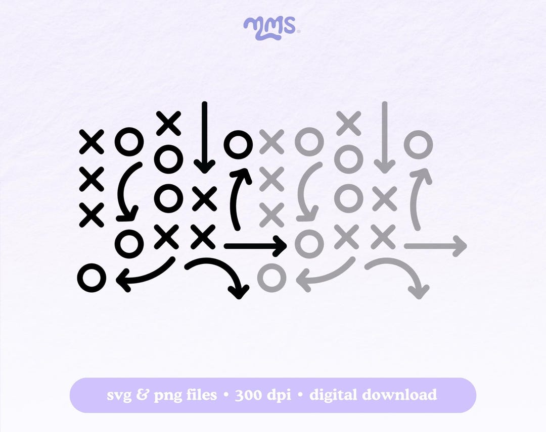 FOOTBALL SVG Pattern Cut File for Cricut or Silhouette, American ...