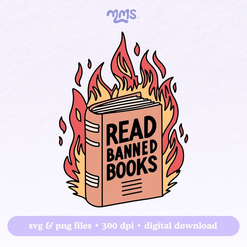 Banned Book Template - Etsy