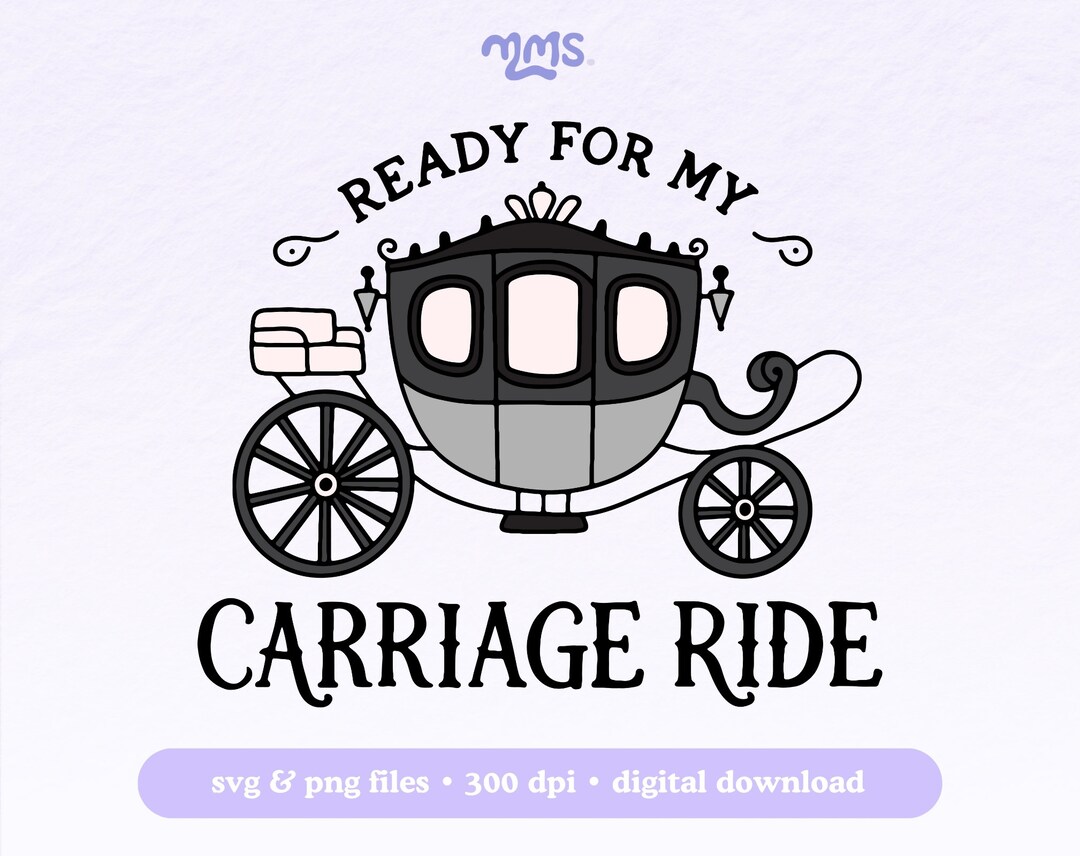 Carriage Ride Svg Cut File for Cricut, Colin and Penelope Svg ...