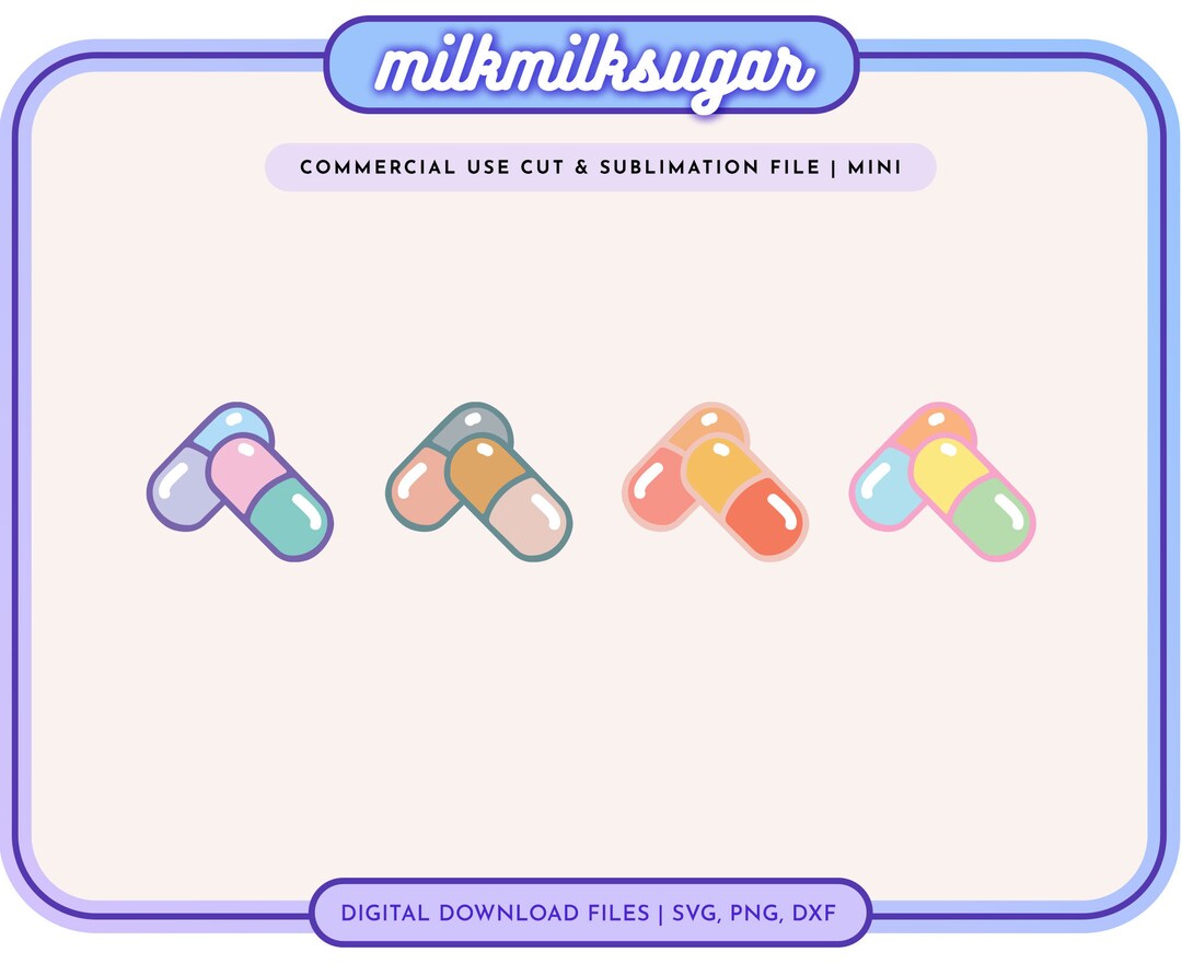 MEDICATION Svg Cut File for Cricut & Silhouette, Mental Health Svg ...