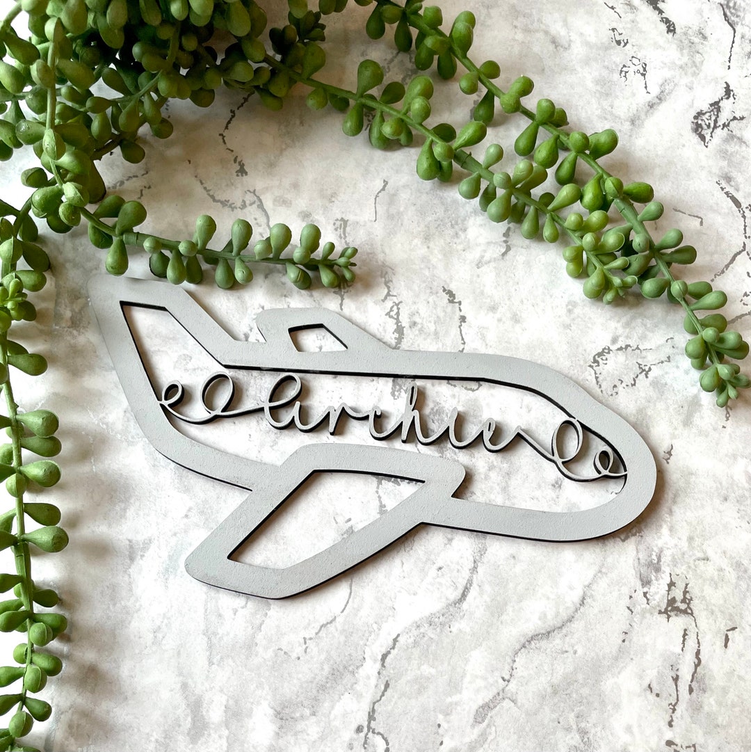 Airplane Plaque Wall Plaque Door Plaque Decor - Etsy