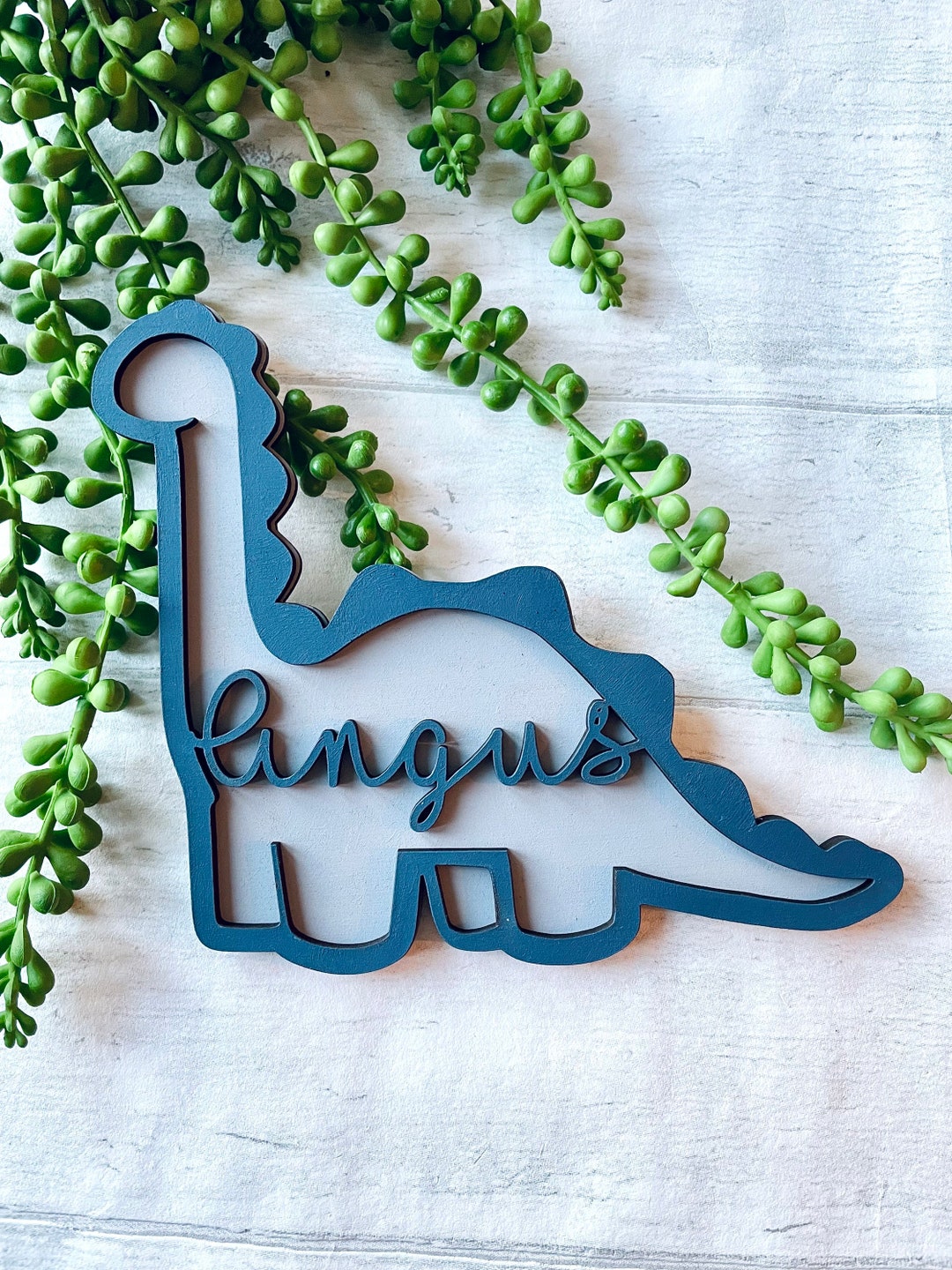 Layered Dinosaur Plaque - Wall Plaque - Door plaque - Decor - Etsy ...