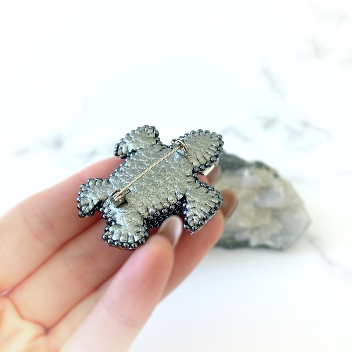 Brooch Turtle - Etsy