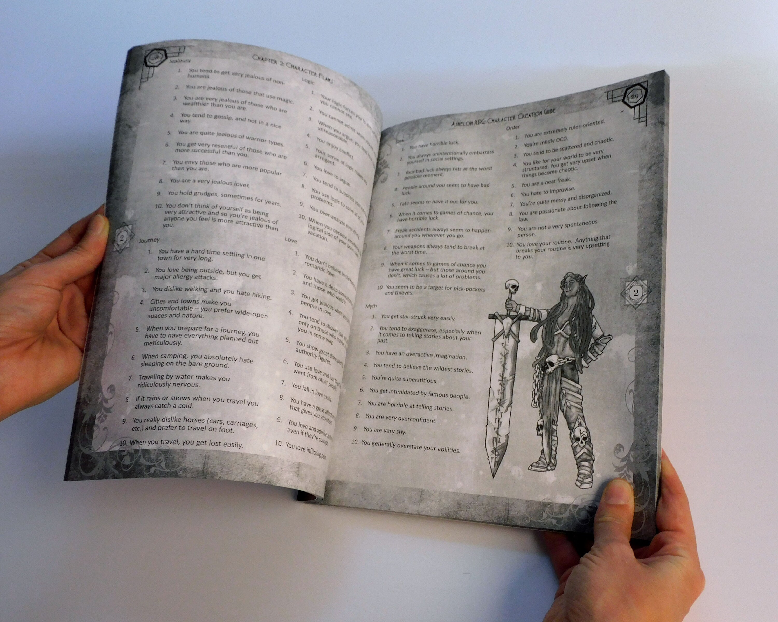 RPG Character Creation Guide Ashelon Oracle Gamer Bundle - Etsy