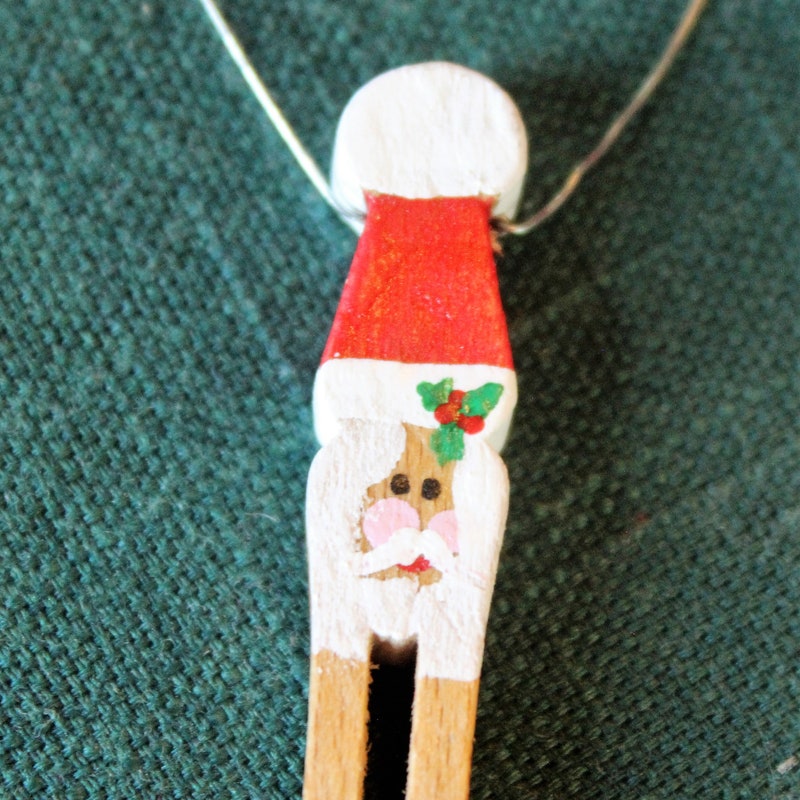 Santa Clothespins - Etsy