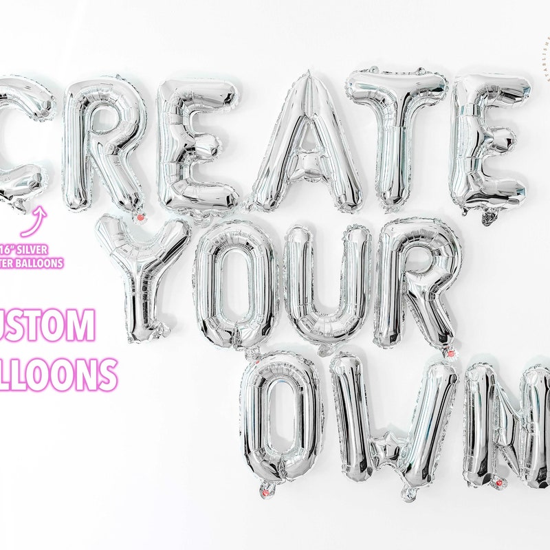 Custom Balloon Banner - Etsy