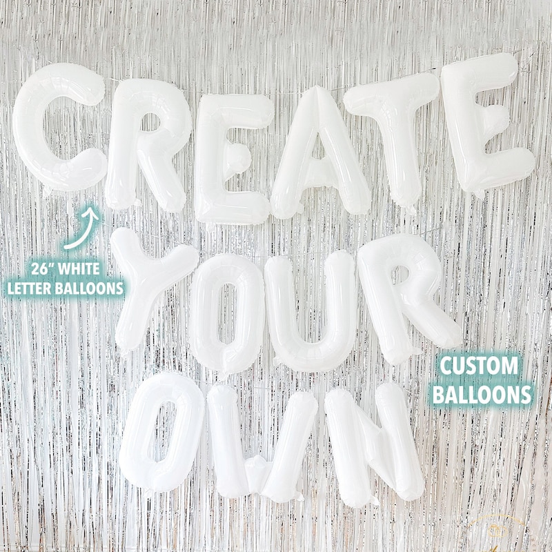 Inflatable Letter Balloons - Etsy