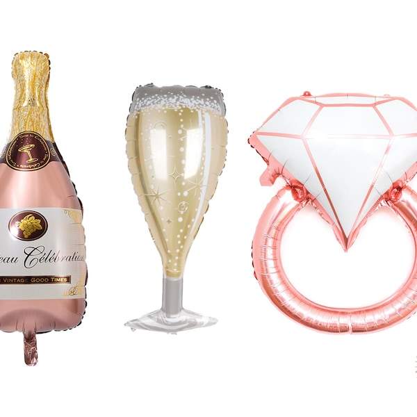 Champagne Balloon - Etsy