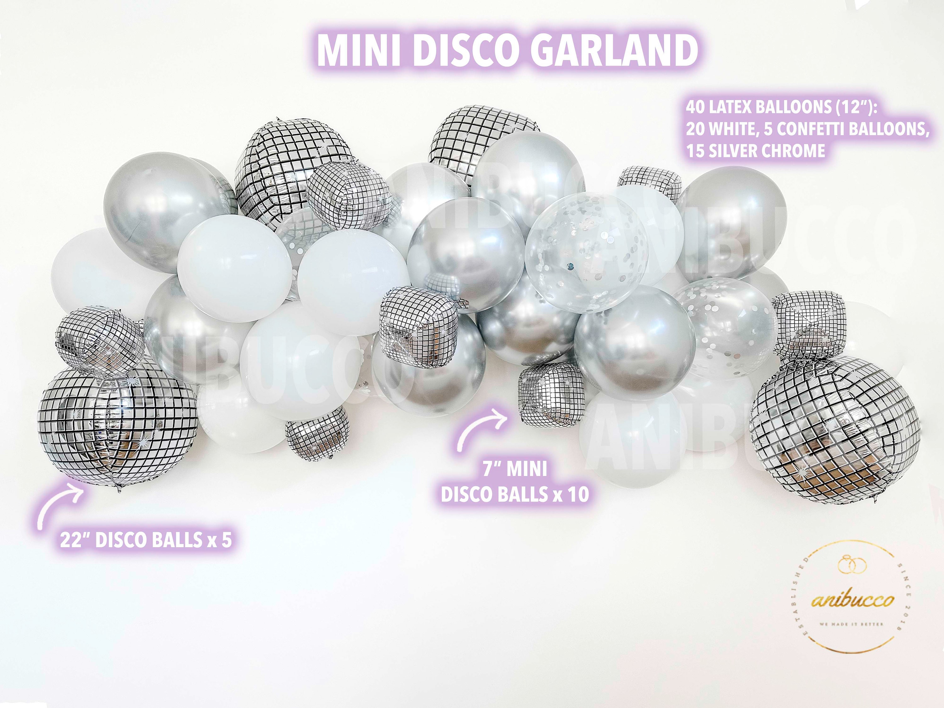 Mini Disco Ball Bachelorette Decorations,dancing Queen,mamma Mia Party ...