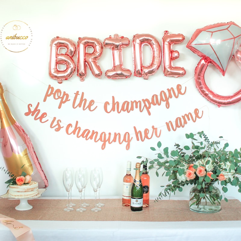 Champagne Banner - Etsy