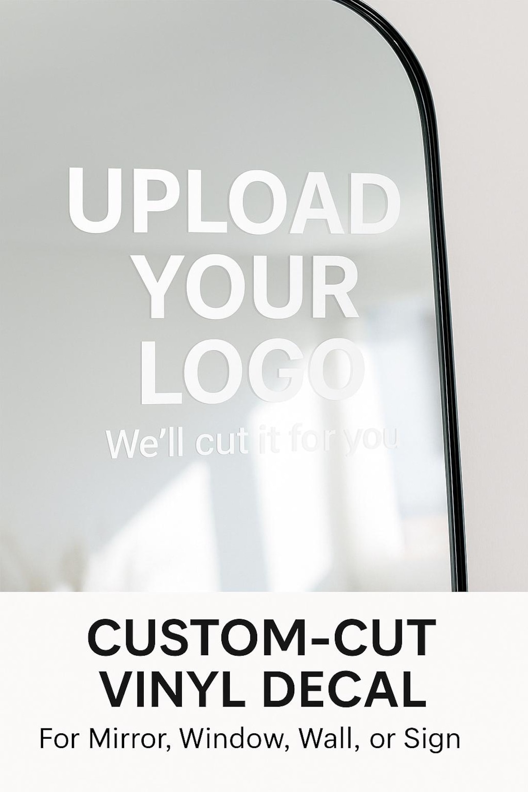 Custom Business Logo Decal | Send Your Own Design | Personalized Vinyl ...