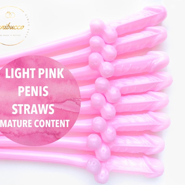 Light Pink Straws - Etsy