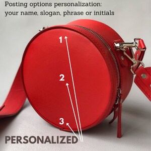 Small Summer Crossbody Bag for Womens Red Round Bag for - Etsy