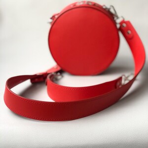 Small Summer Crossbody Bag for Womens Red Round Bag for - Etsy