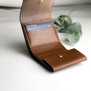 Small Wallet Women Best Christmas Gift for Her Brown Leather Wallet ...