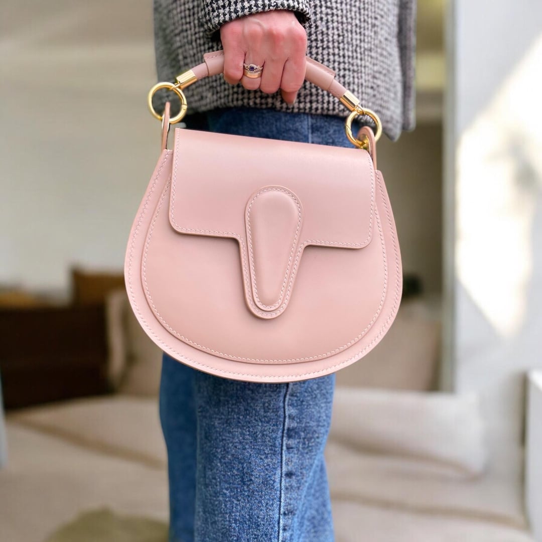 Women Leather Saddle Bag Crossbody Bag for Women - Etsy