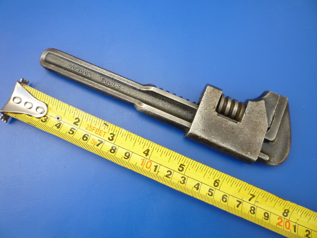 Vintage Gordon Tools Adjustable Wrench: 7.5" F Type Spanner - Etsy