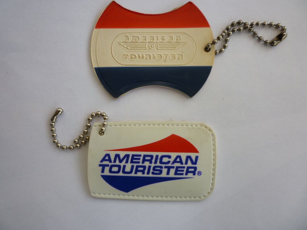 Vintage AMERICAN TOURISTER Luggage Address Identification Tags X 2 - Etsy