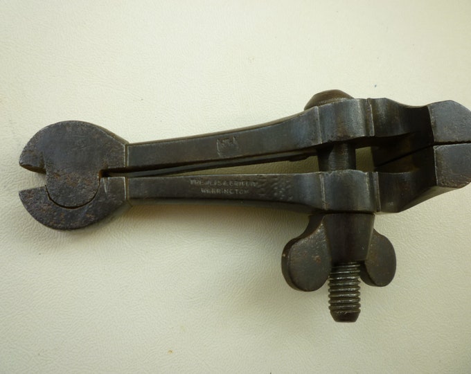 Antique HAND VISE Thewlis & Griffith Lancashire Pattern Small Hand Vice ...