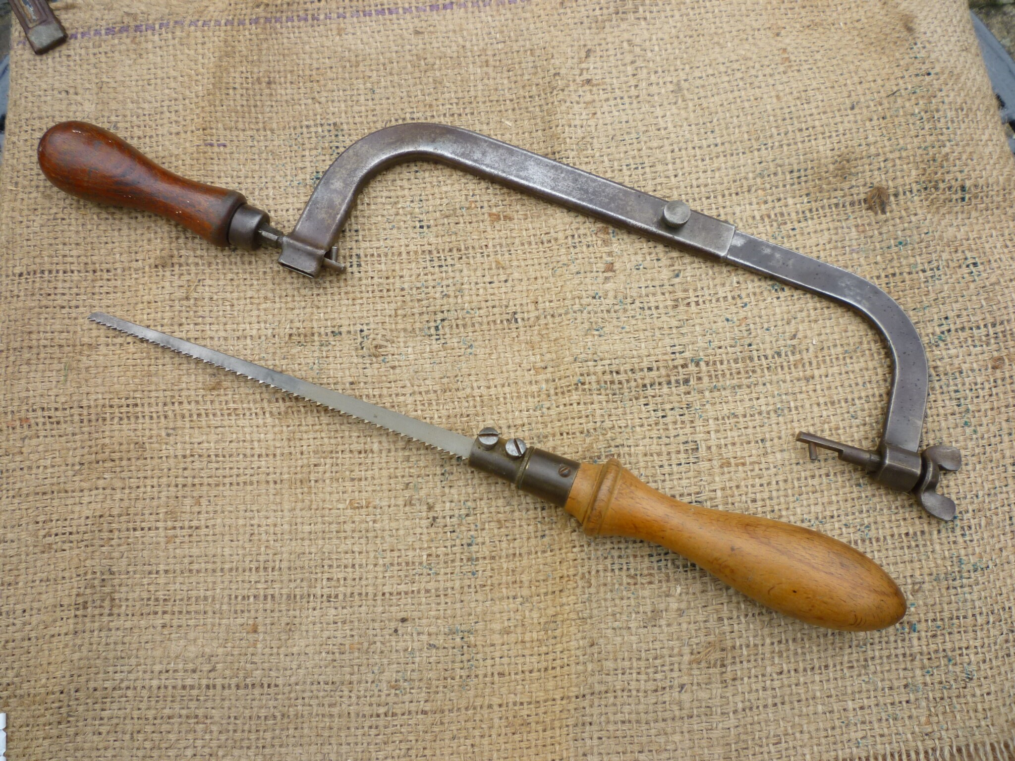 Vintage HACKSAW and PAD SAW / Key Hole Saw Carpentry Woodwork / Vintage ...