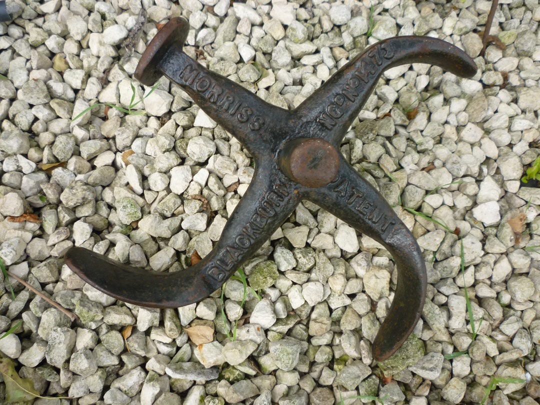 Antique Cast Iron Cobbler's Wheel Anvil Shoe Last: Morriss Blackburn ...