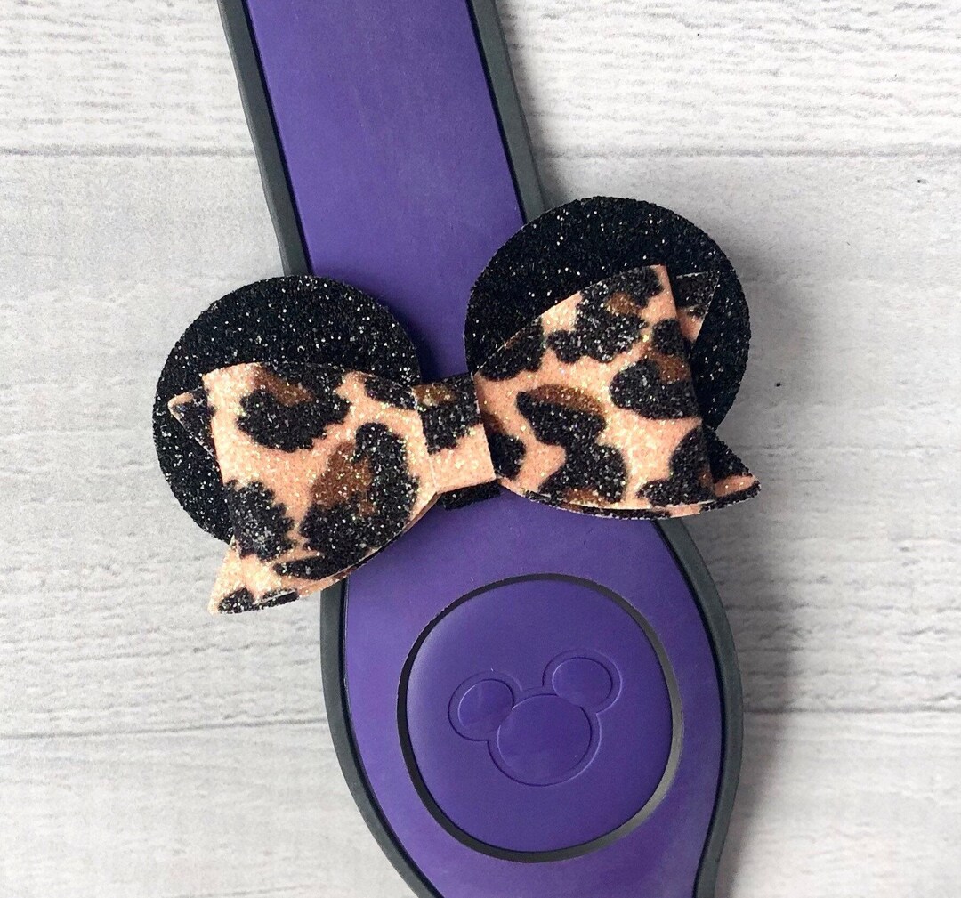 Leopard Classic Ear Band Bow | Magic Band Bow - Etsy