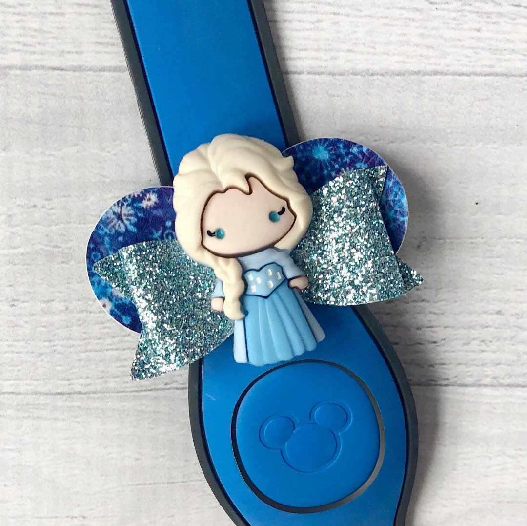 Ice Queen Ear Band Bow | Magic Band Bow - Etsy
