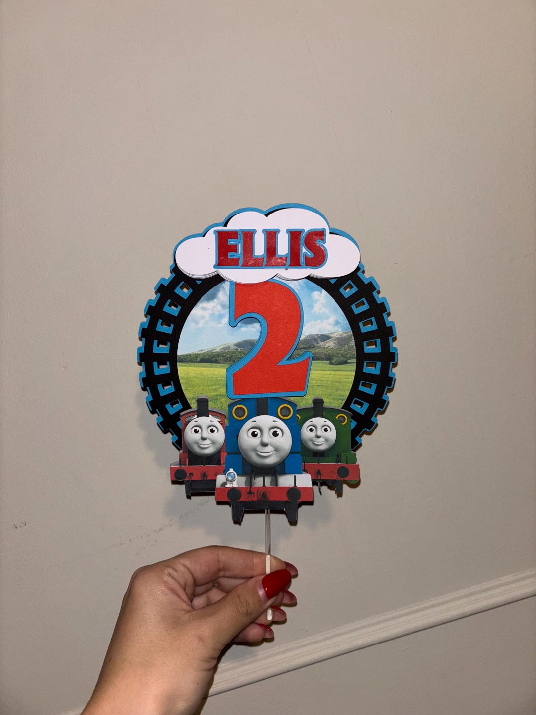 Train Cake Topper - Etsy