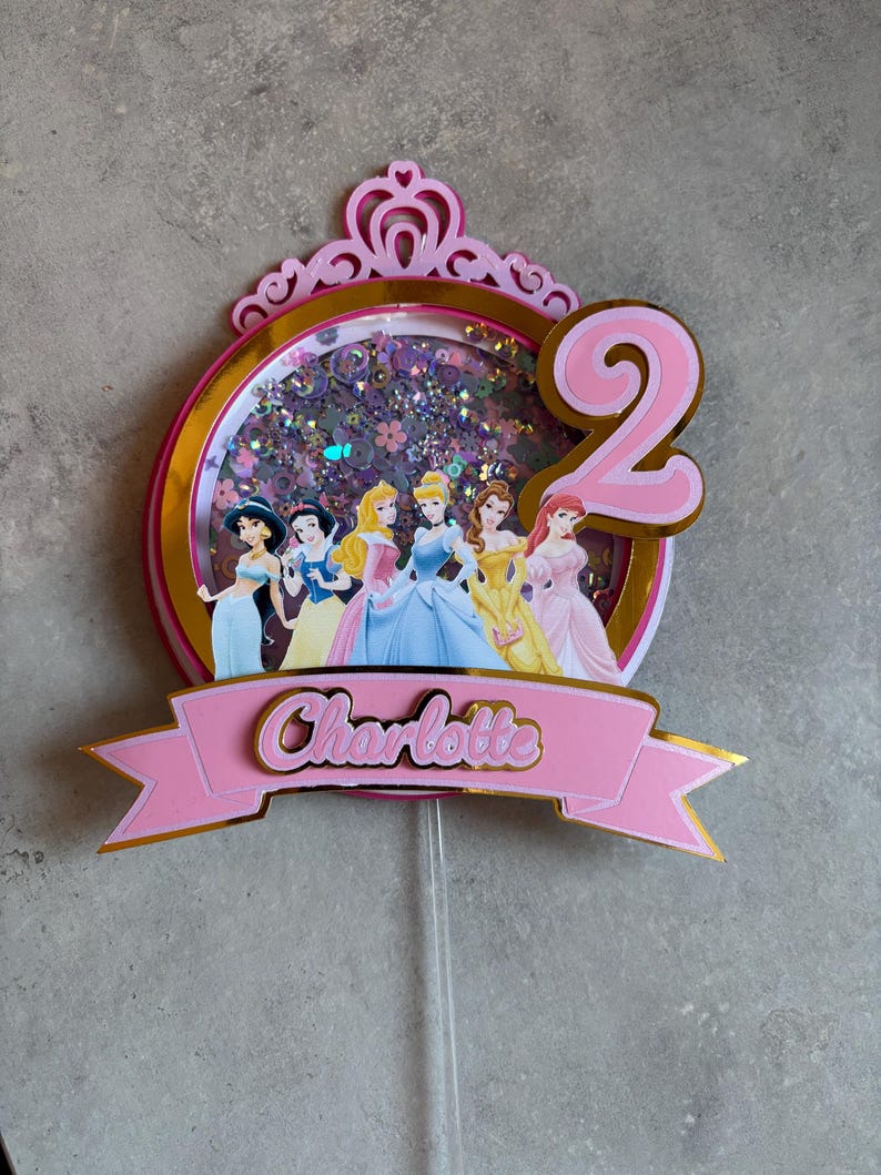 Princess Cake Topper - Etsy