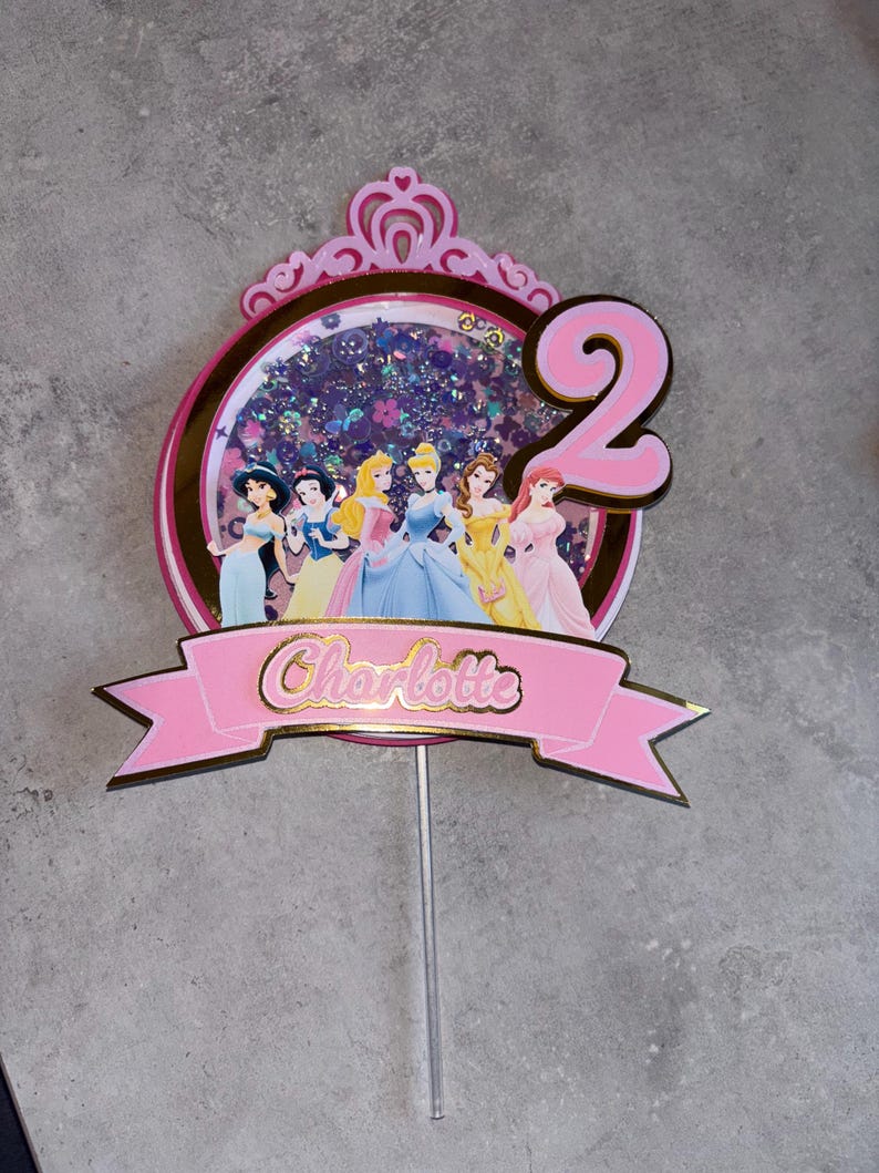 Princess Cake Topper - Etsy