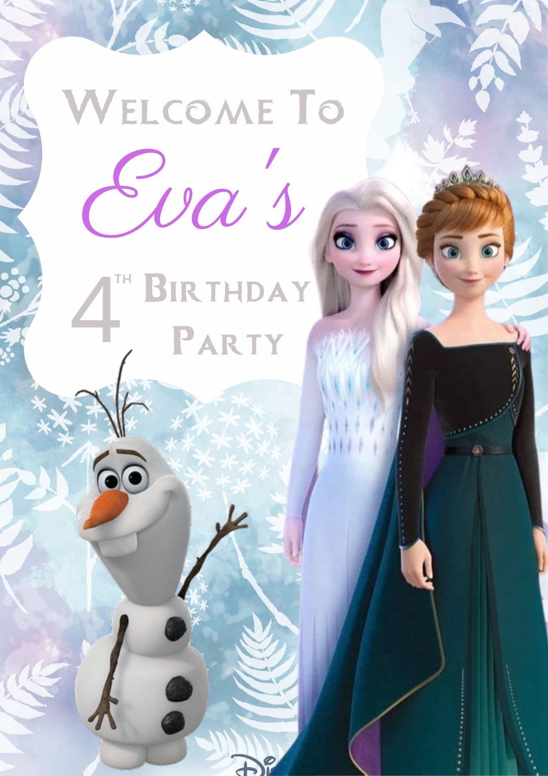 Frozen Poster - Etsy