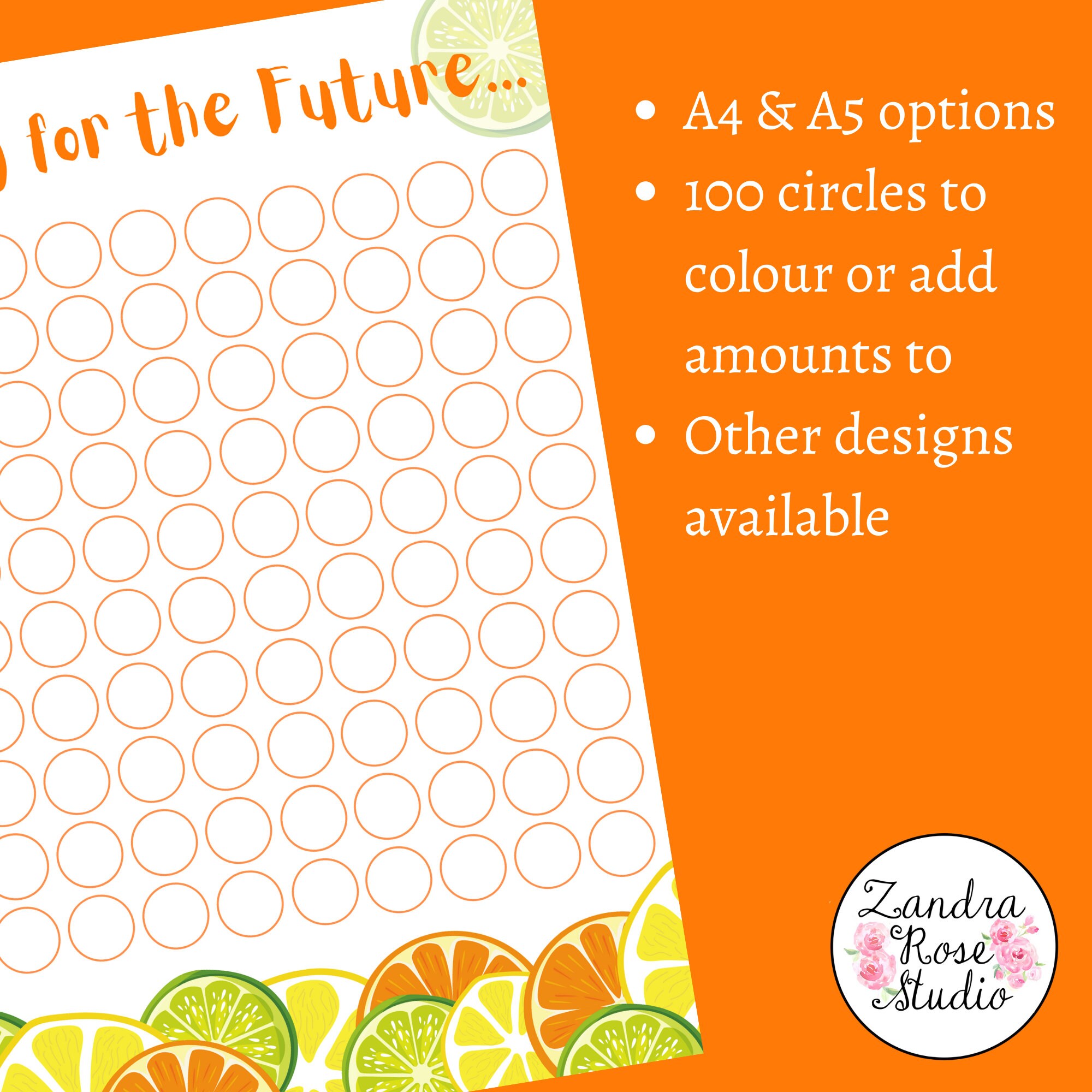 Citrus Savings Tracker Printable Tracker Financial Money Etsy citrus-savings-tracker-printable-tracker-financial-money-etsy
