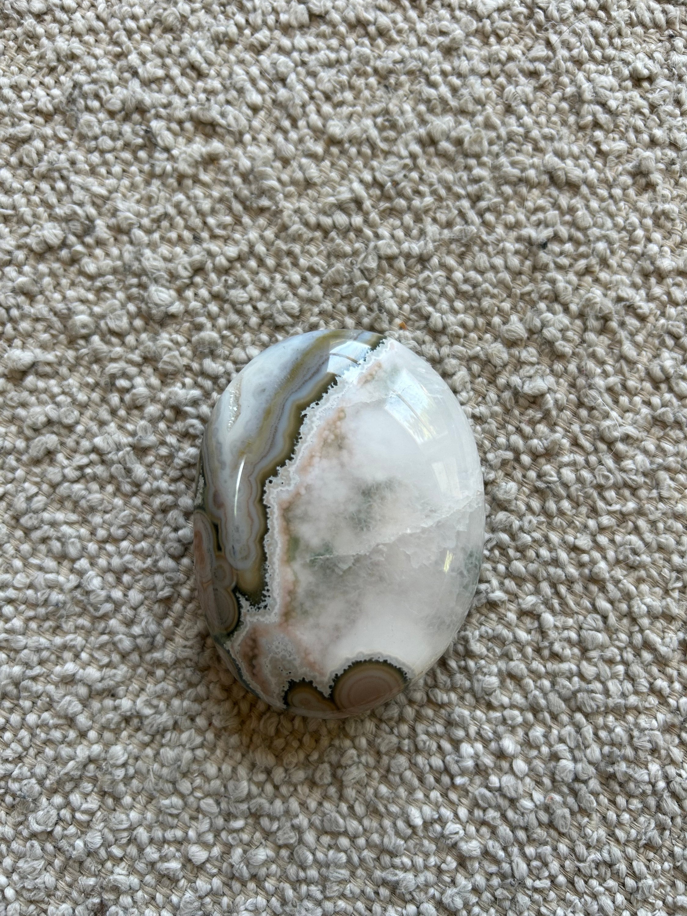 Ocean Jasper Palm Stone - Etsy