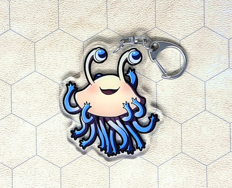 Flumph - Cute Dungeons and Dragons TTRPG Double Sided 2.5 in Acrylic ...
