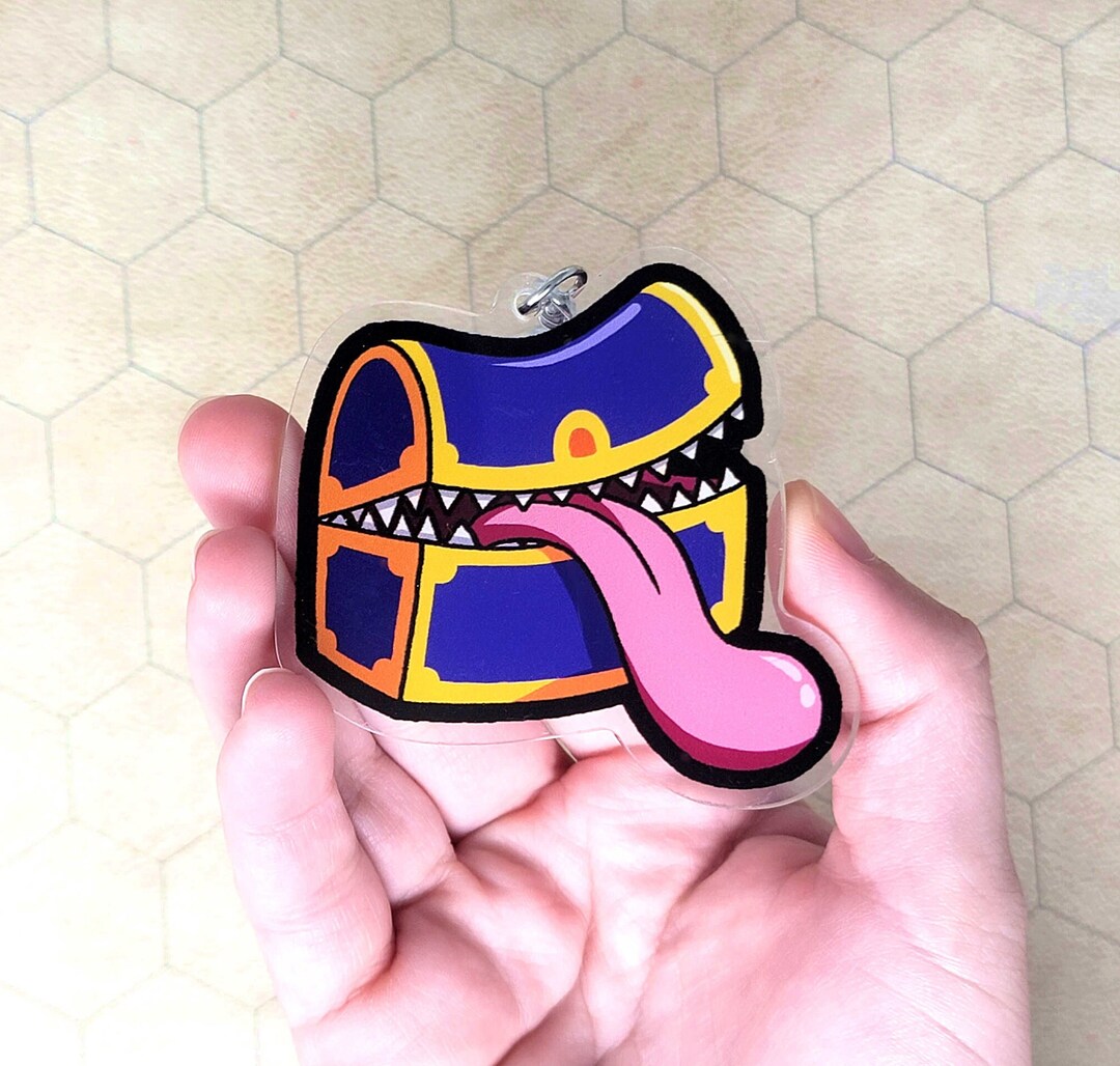 Mimic - Cute Dungeons and Dragons TTRPG Double Sided 2.5 in Acrylic ...
