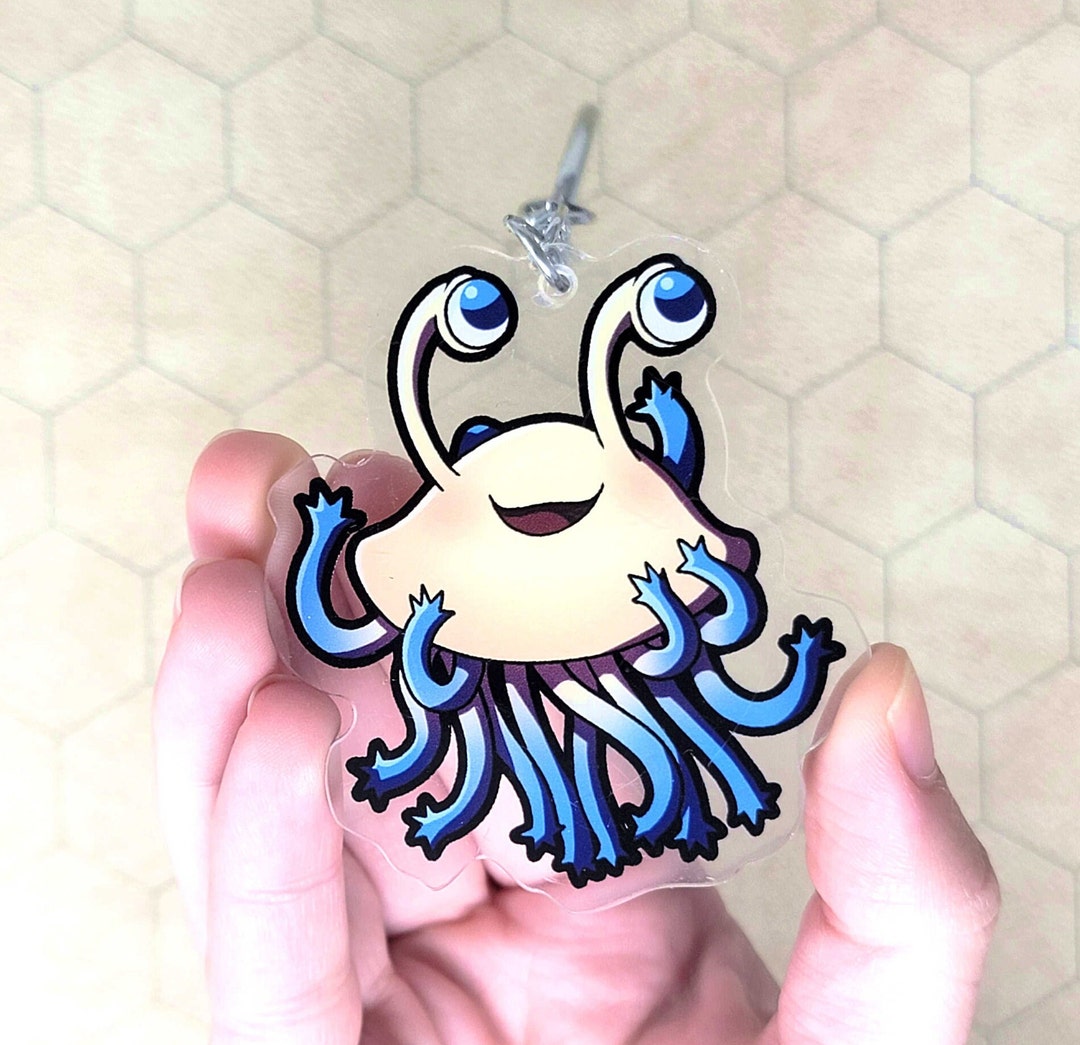 Flumph - Cute Dungeons and Dragons TTRPG Double Sided 2.5 in Acrylic ...