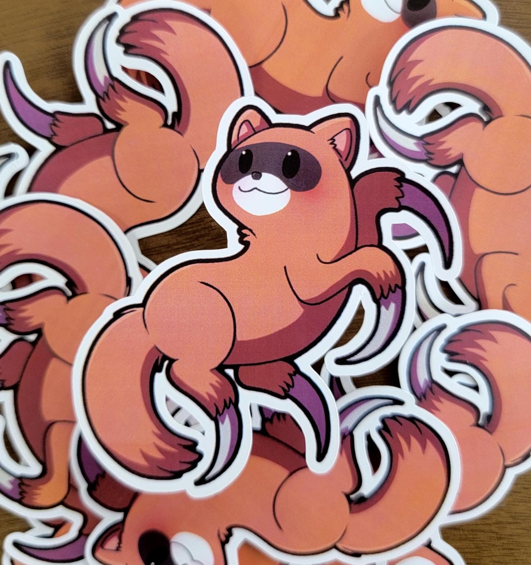 Kamaitachi - Cute Yokai 3 in Waterproof Vinyl Sticker - Etsy