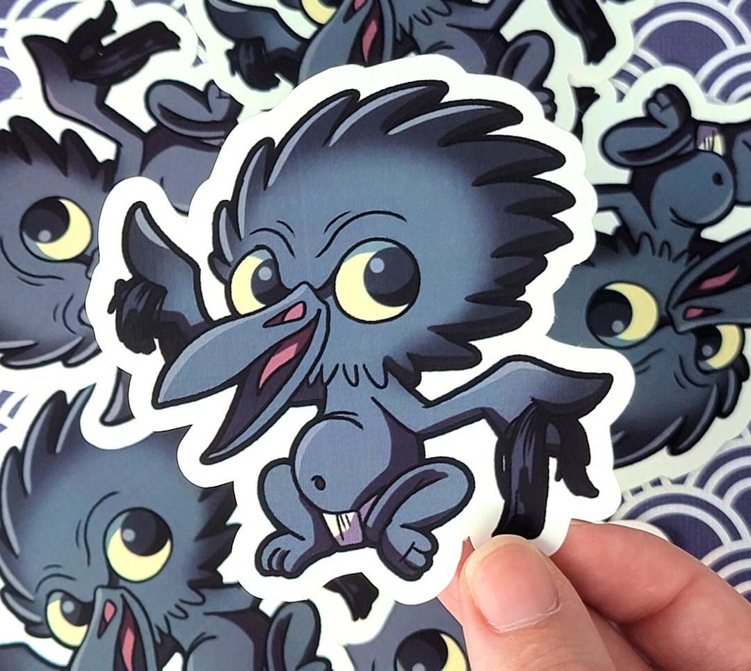Kamikiri - Cute Yokai 3 in Waterproof Vinyl Sticker - Etsy