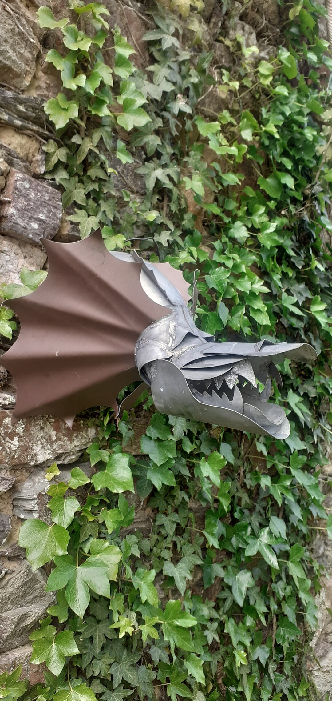 Zinc Dragon Head Gargoyle - Etsy