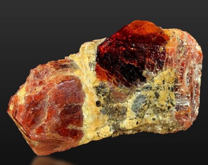 Red Zircon Specimen Twin Zircon Crystals Ziron Stone Red Zirconia ...