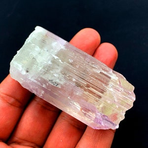 Kunzite Crystal , Terminated Complete and Undamaged Bi-color Natural ...