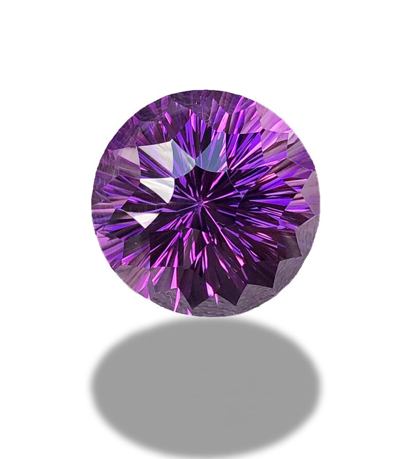 Amethyst Gemstone Natural Amethyst Eye Clean Clarity Round - Etsy