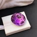 Amethyst Gemstone, Natural Amethyst, Eye Clean Clarity, Round Carving ...