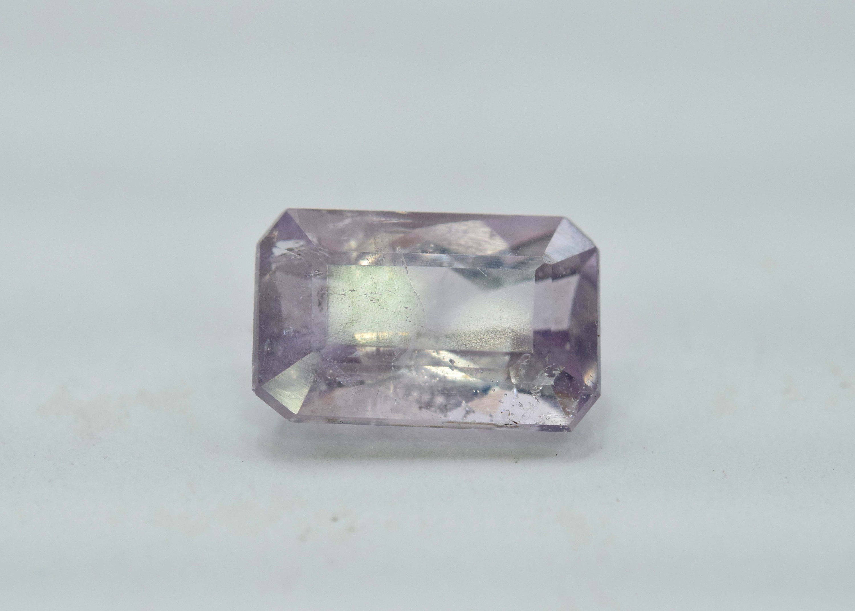 6 Carats Radiant Cut Rare Salt Purple Color Natural Apatite | Etsy