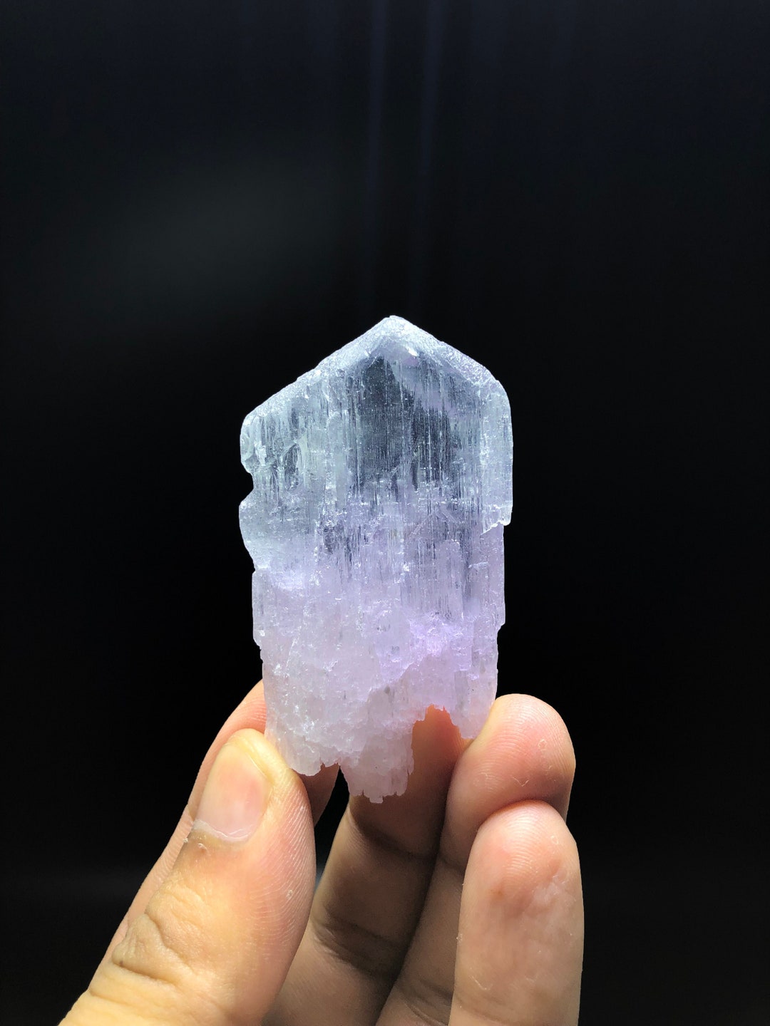 Kunzite Crystal, Kunzite Specimen, Self Healed, Etched, Kunzite Gem ...
