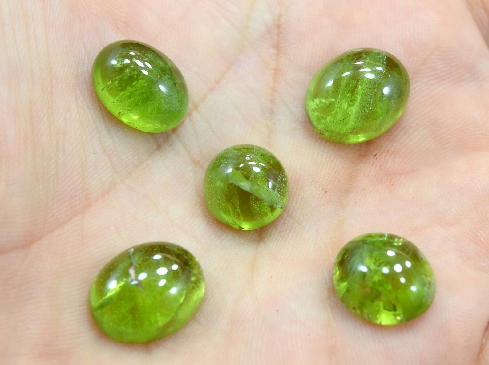 52.25 carats Attractive Juicy Olivine Color Peridot Polished | Etsy