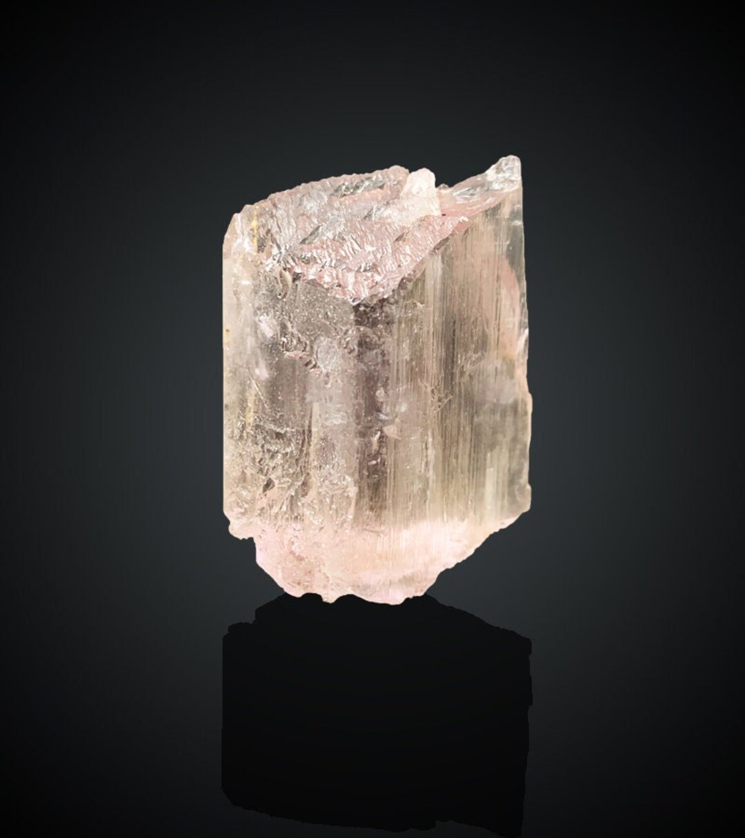 Kunzite Crystal, Natural Fine Pink Color Kunzite Crystal With Complete ...