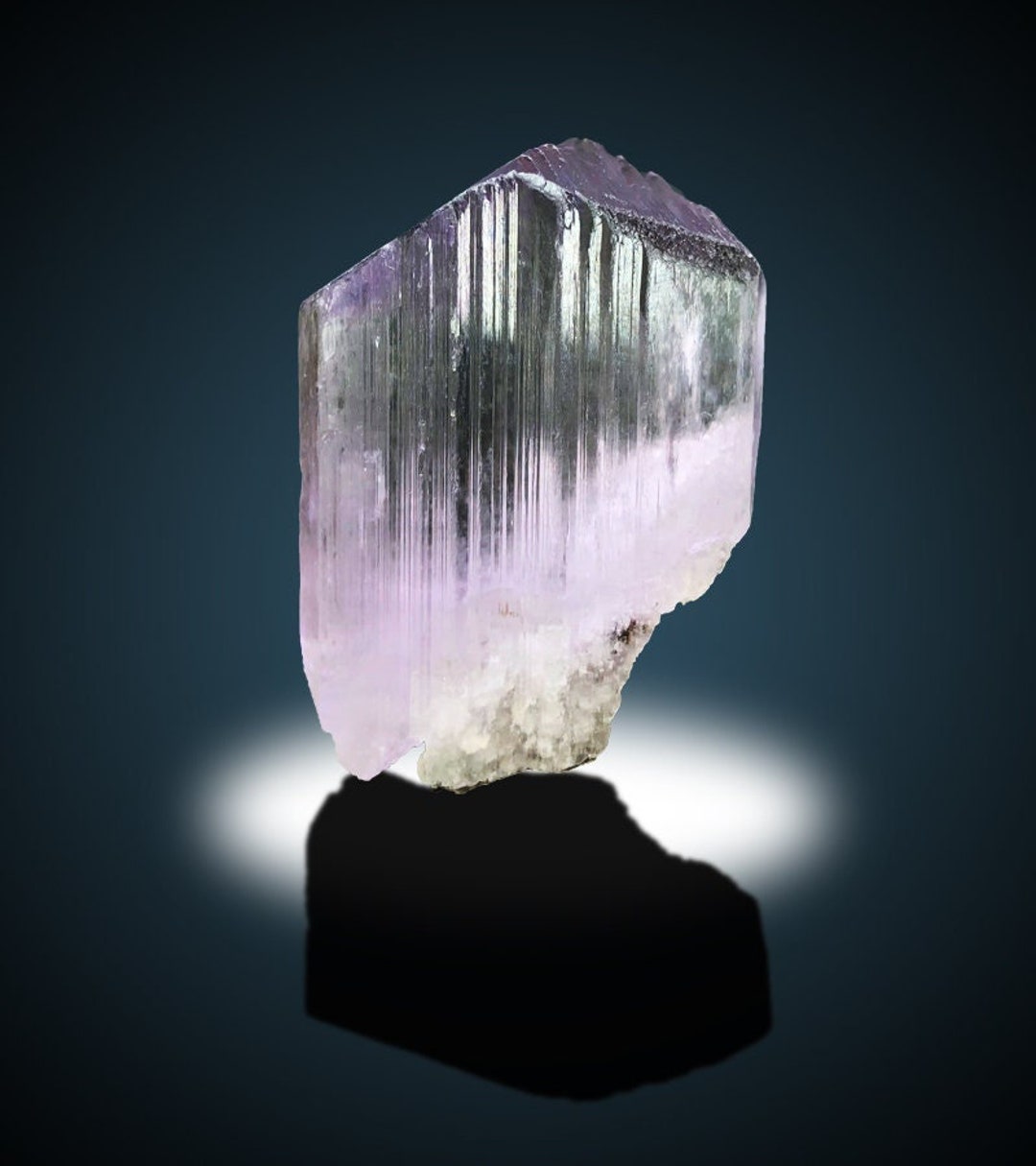 Kunzite Crystal, Natural Fine Pink Color Kunzite Crystal With Complete ...
