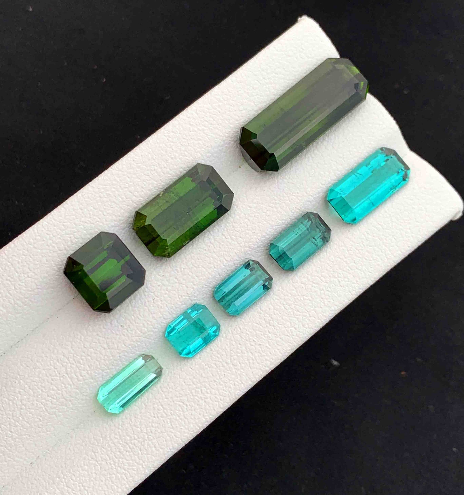 Tourmaline Gemstone Stones Natural Jaba Mix Colour | Etsy