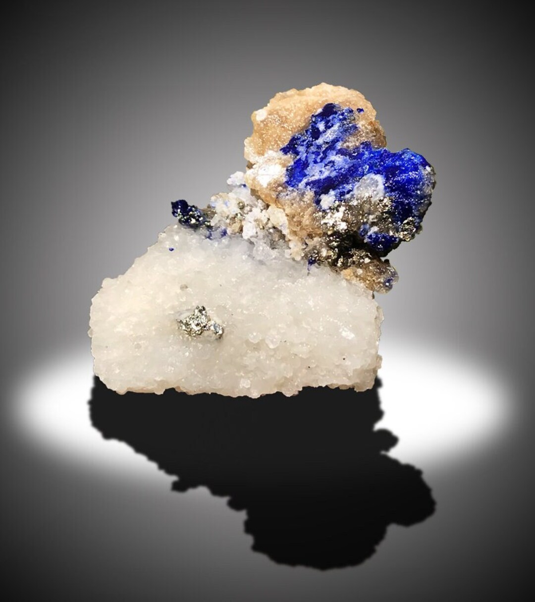 Lazurite Specimen, Natural Fine Ink Blue Color Lazurite With Golden ...